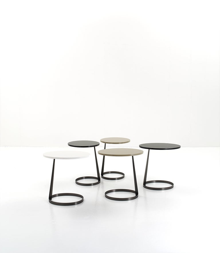 Nube Italia Rise Table in Black Lacquered Wood by Marco Corti For Sale ...