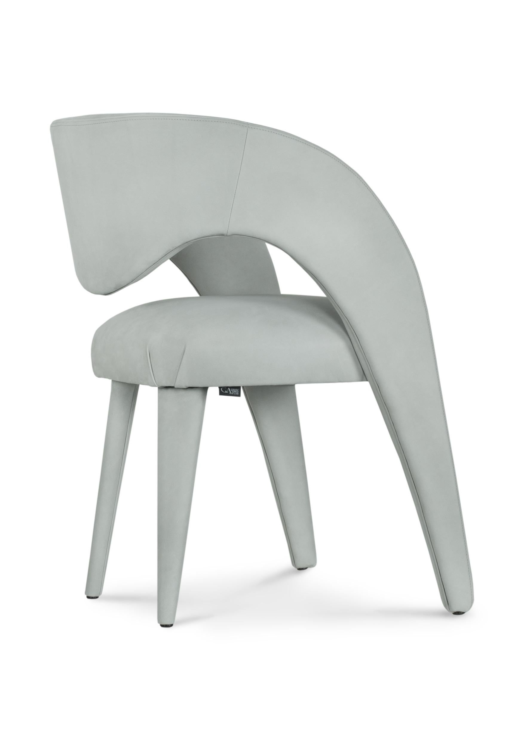 Nubuck Chair w/Arms Laurence M by Green Apple For Sale at 1stDibs