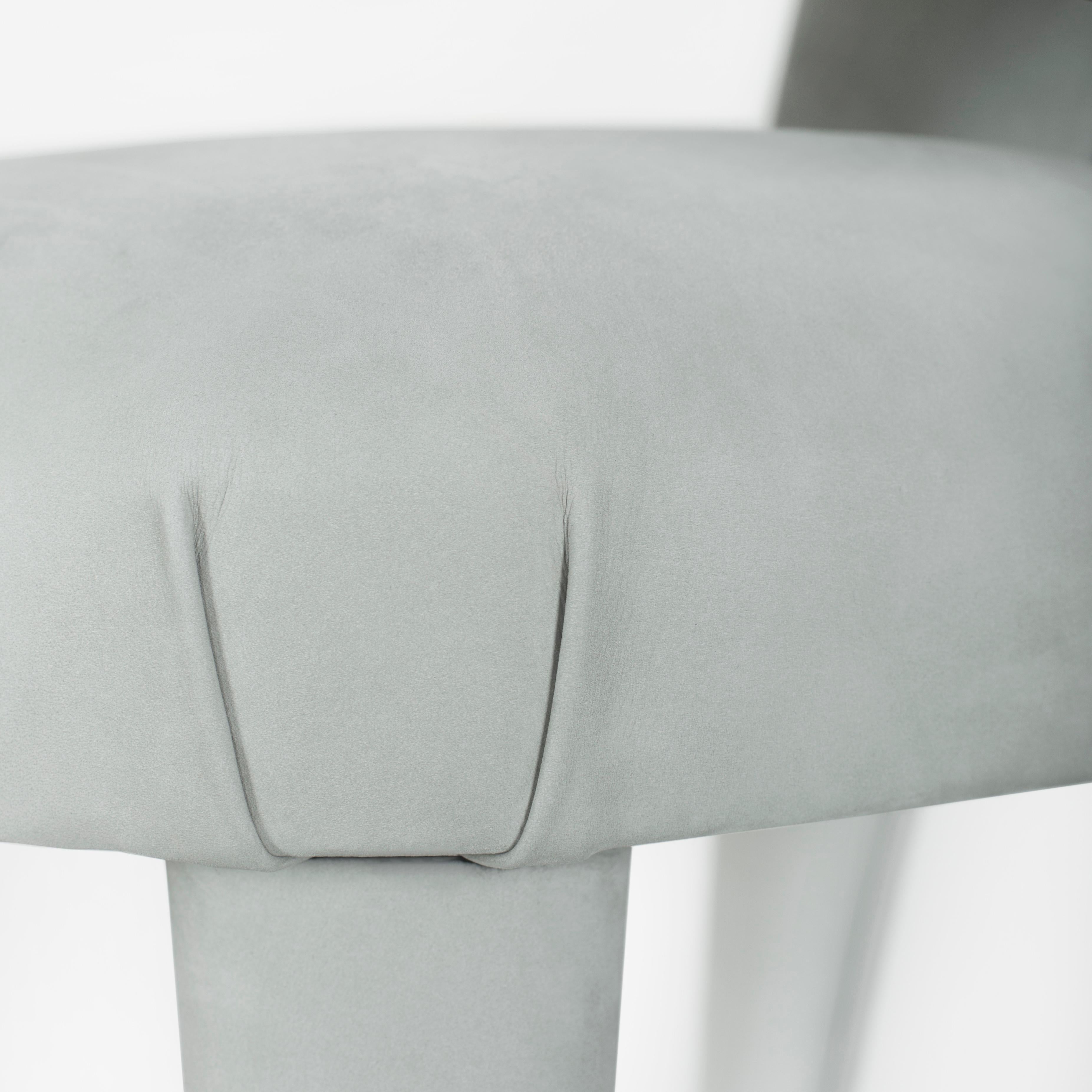 Nubuck Chair w/Arms Laurence M by Green Apple For Sale at 1stDibs