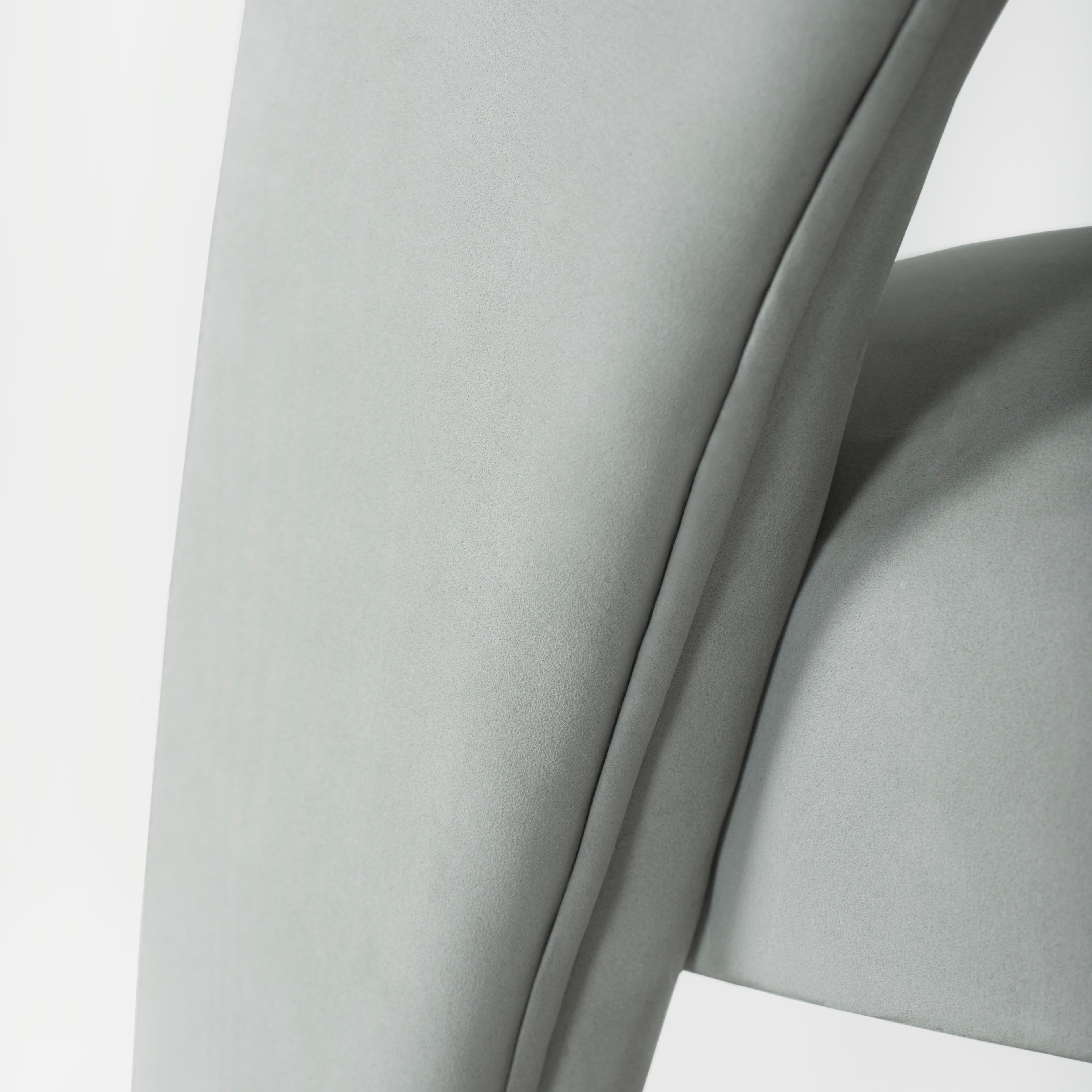 Nubuck Chair w/Arms Laurence M by Green Apple For Sale at 1stDibs