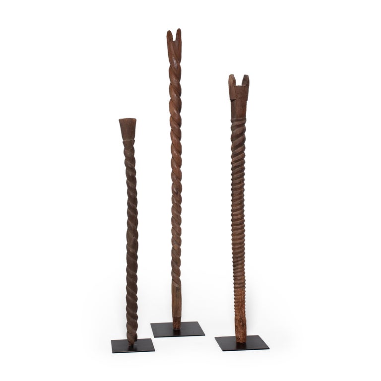 Nupe Spiral Support Post For Sale at 1stDibs