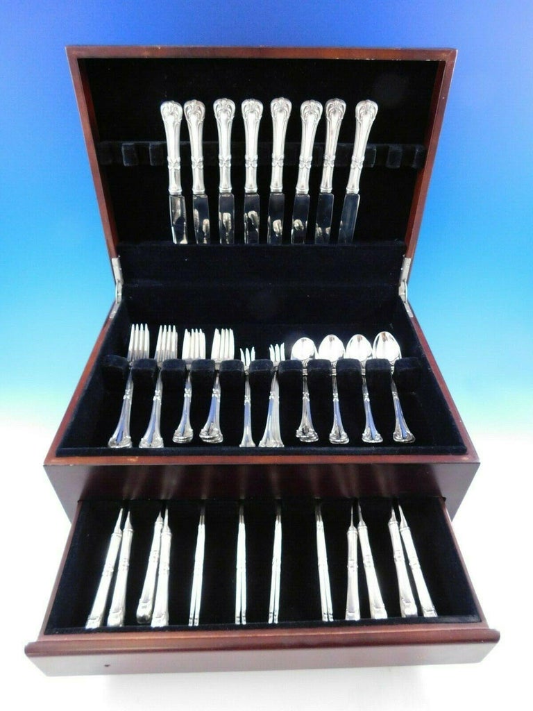Nupical by Pesa Mexican Sterling Silver Flatware Set for 8 Service 56 ...