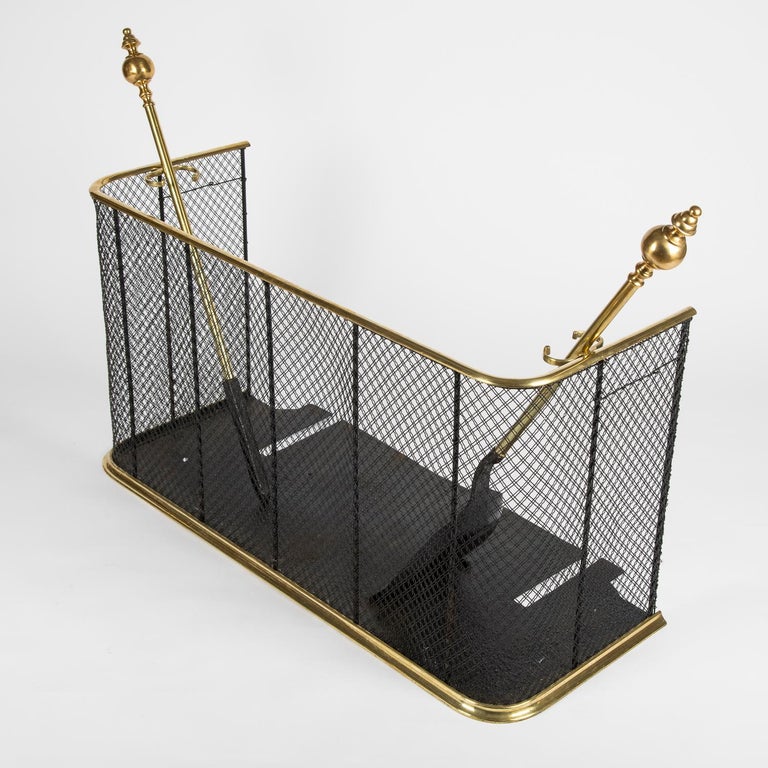 Nursery Fender with Fire Tools For Sale at 1stDibs