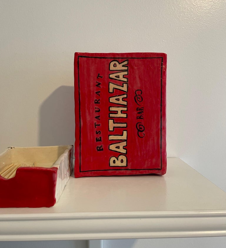 NYC Restaurant Oversized Matchbox For Sale at 1stDibs