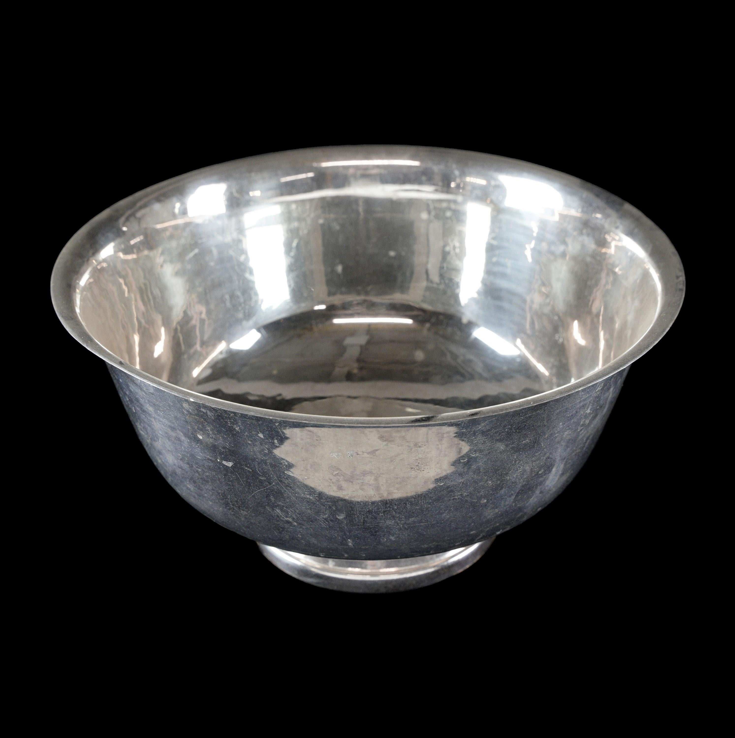 NYC Waldorf Astoria Hotel Steel Champagne Bowl at 1stDibs
