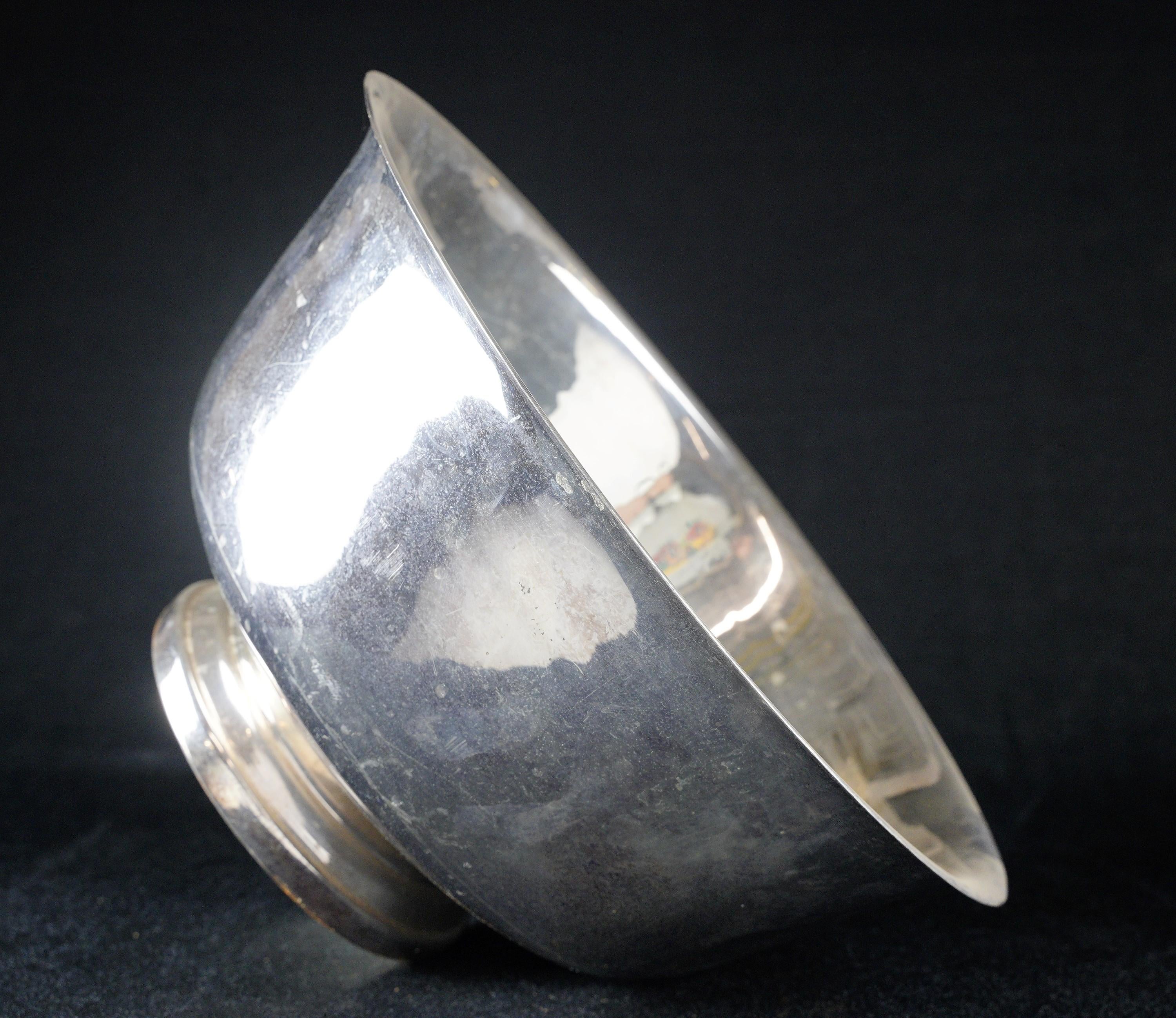 NYC Waldorf Astoria Hotel Steel Champagne Bowl at 1stDibs