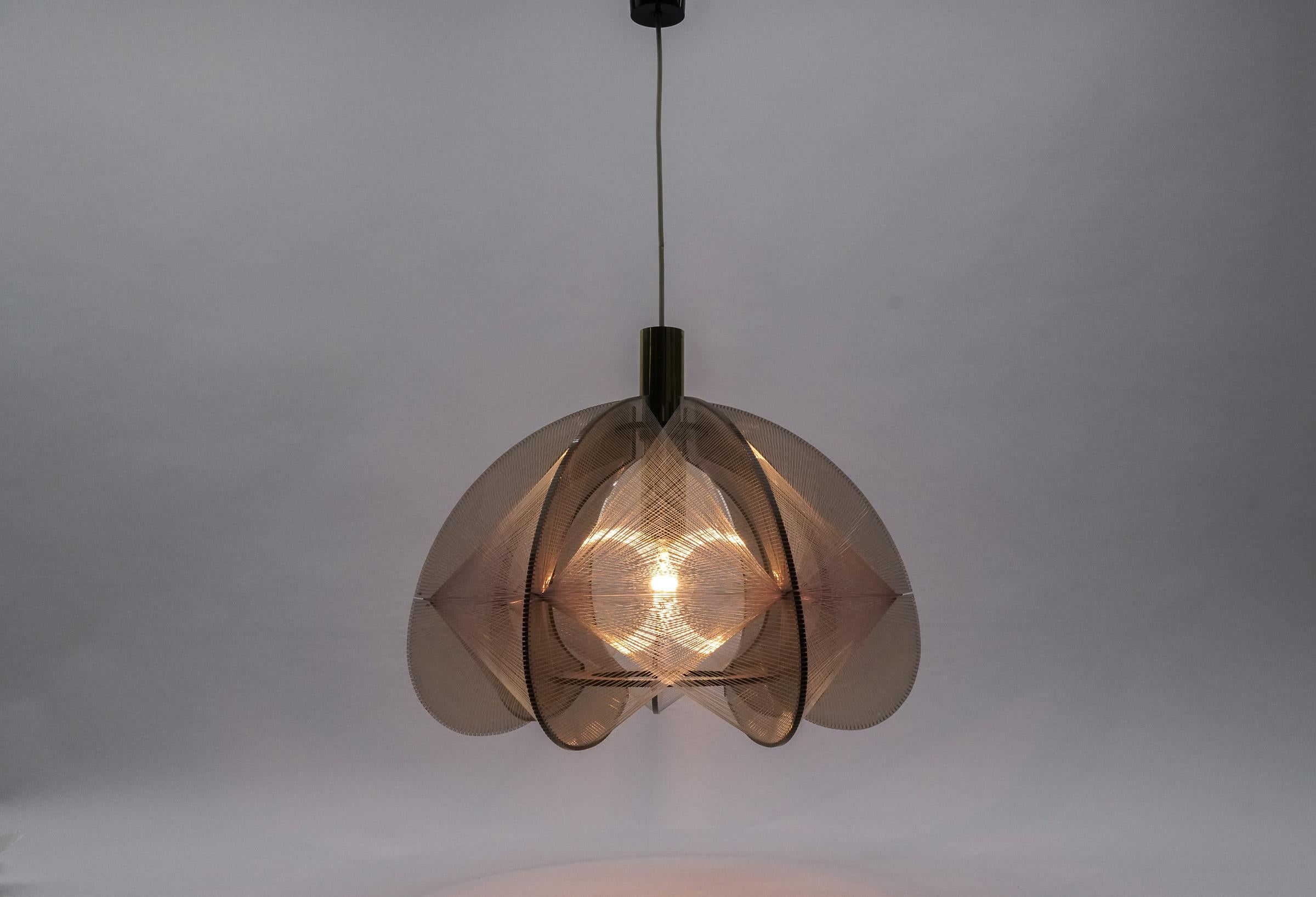Nylon Thread Pendant Lamp by Paul Secon for Sompex, Germany 1960s For ...