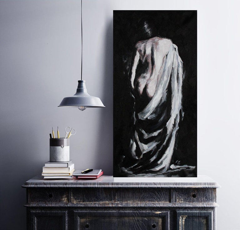 Nymira Gray - #4 (FIGURE SERIES #3), Painting, Acrylic on Canvas For ...