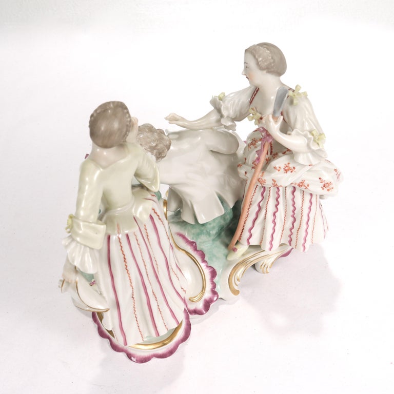 Nymphenburg Porcelain Figurine of the Disturbed Slumberer/Der Gestörte ...