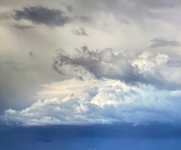 O Devan - 'Eternity In Blue' Large Acrylic and Photography On Canvas ...