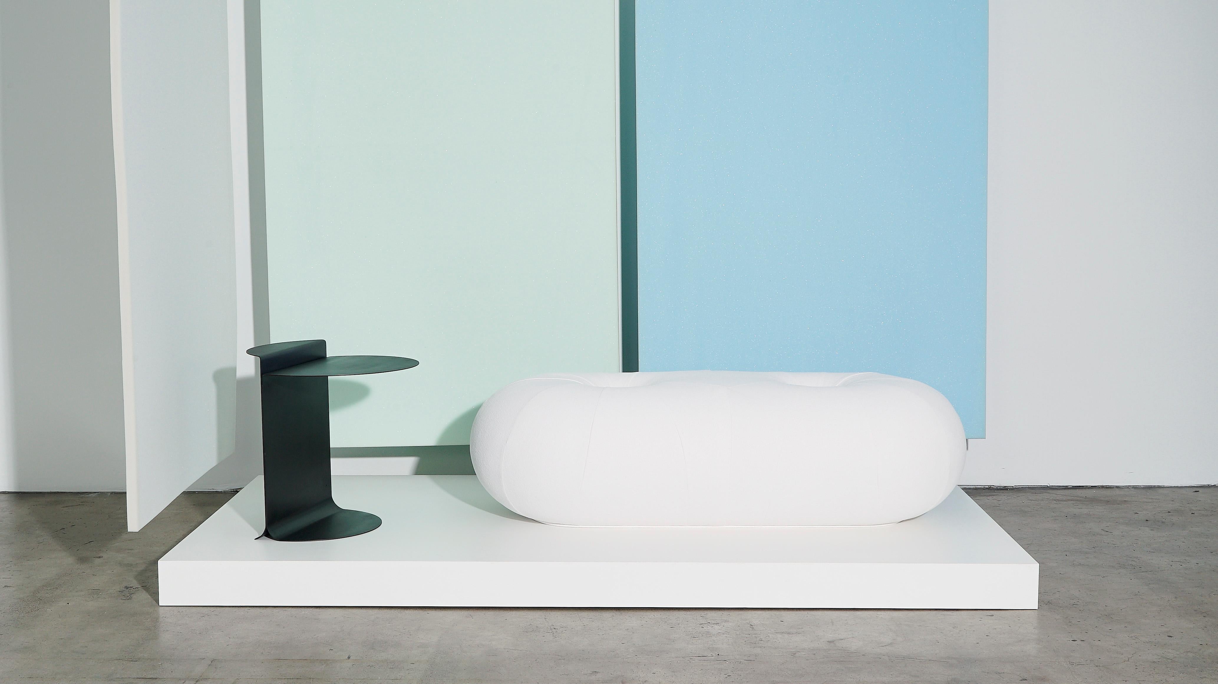 O Table in Blackened Stainless Steel by Estudio Persona For Sale at 1stDibs