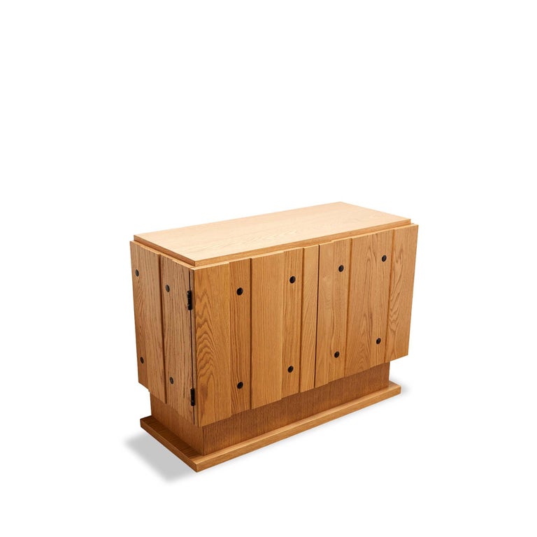 Oak 2-Door Ojai Cabinet by Lawson-Fenning For Sale at 1stDibs