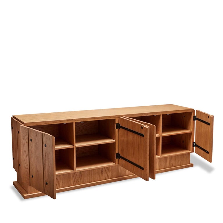Oak 4-Door Ojai Cabinet by Lawson-Fenning For Sale at 1stDibs