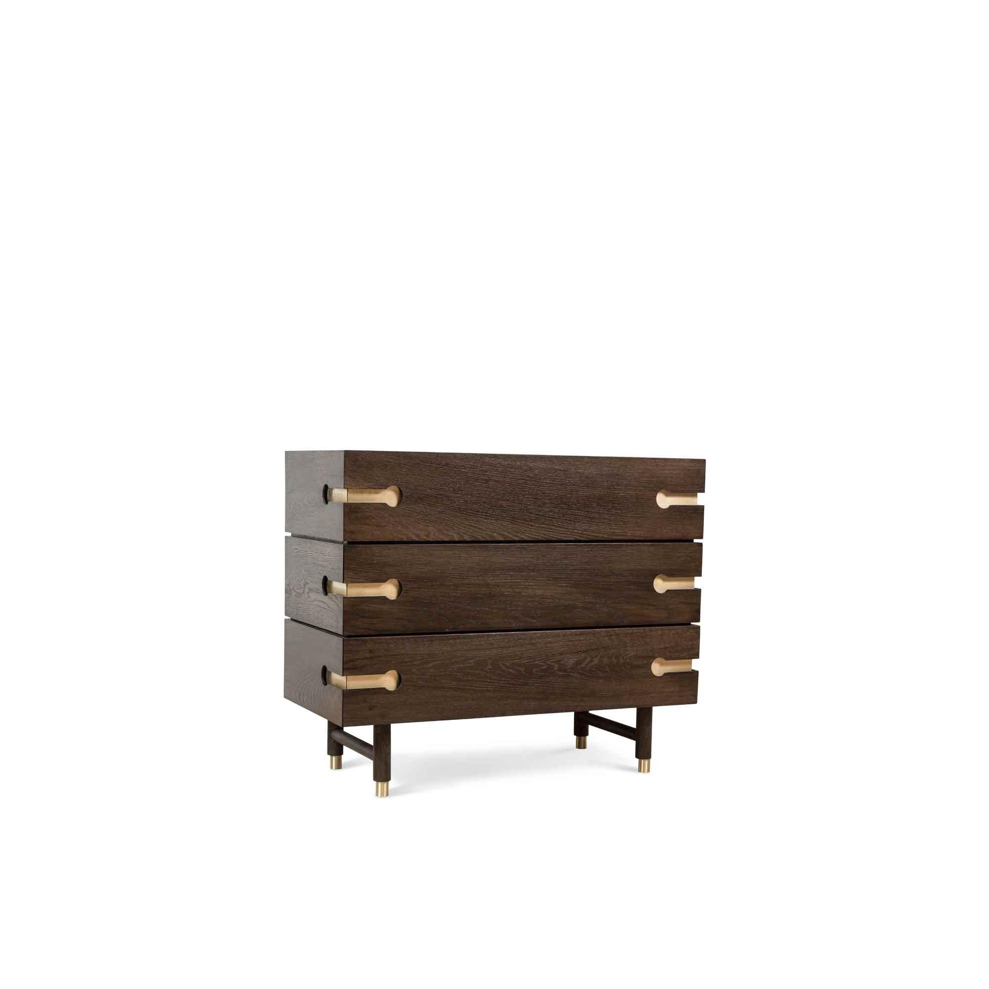 Oak and Brass Niguel Dresser by Lawson-Fenning For Sale at 1stDibs ...