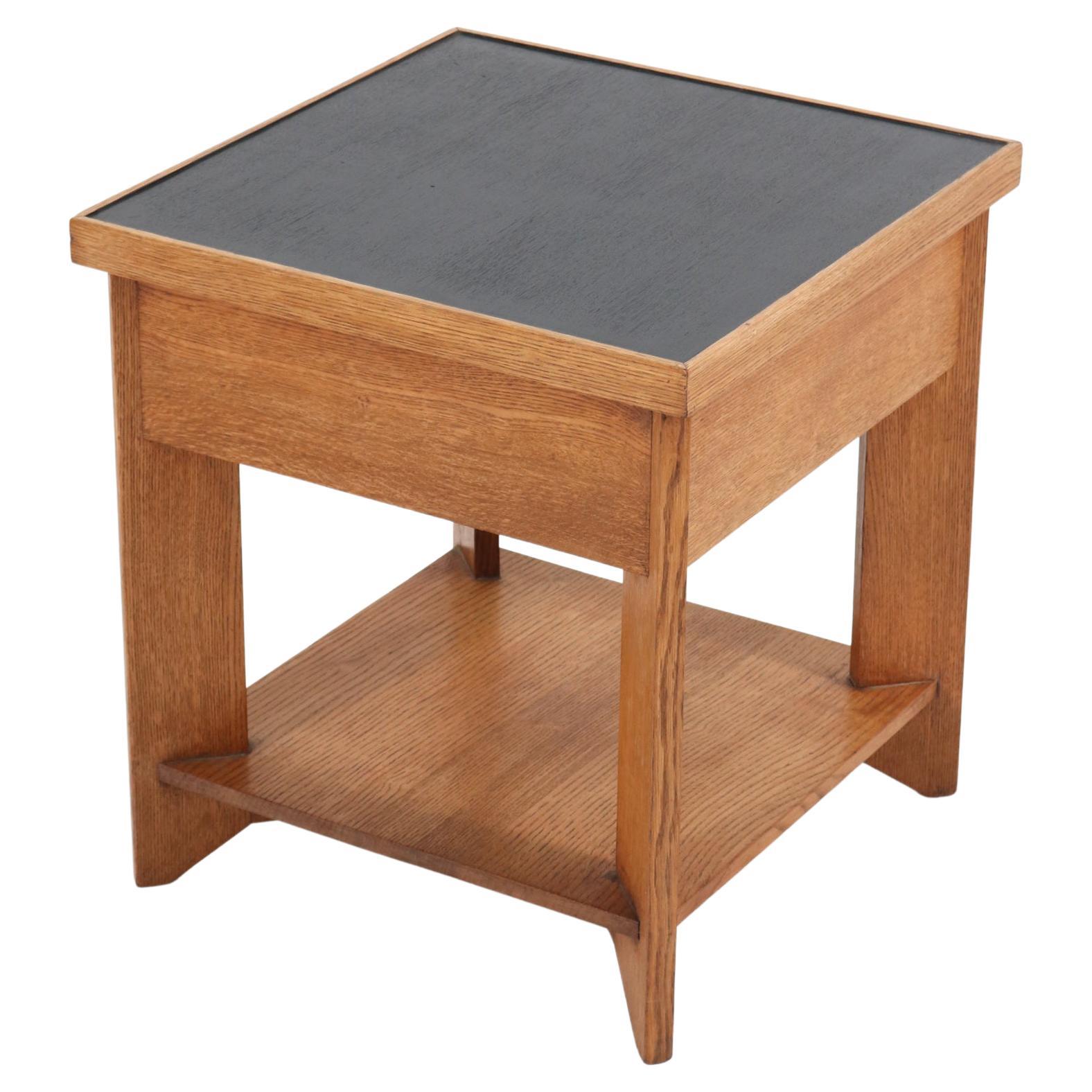 Oak Art Deco Haagse School Coffee Table by Hendrik Wouda for Pander ...