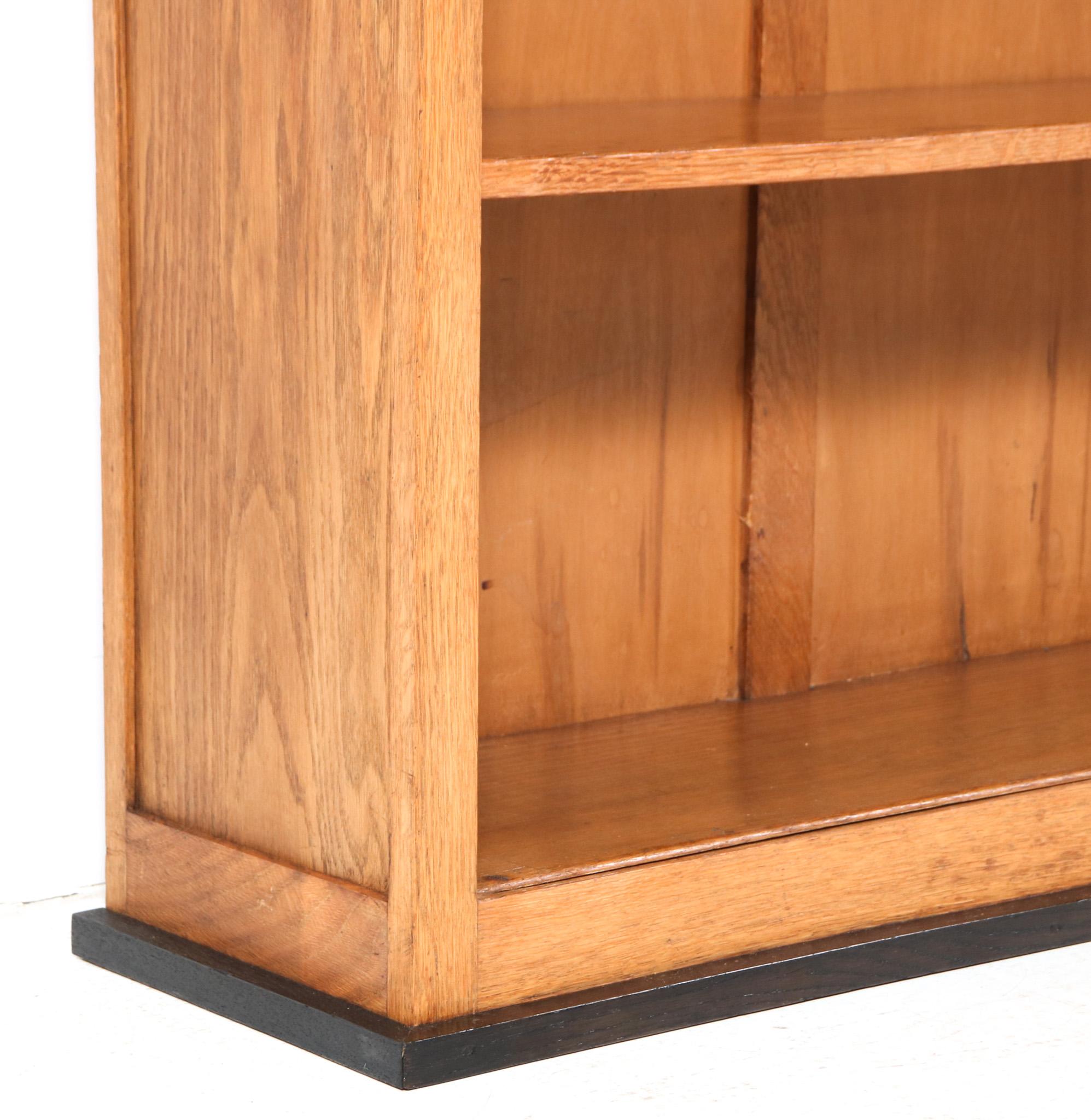 Oak Art Deco Modernist Open Bookcase by Jan Brunott, 1920s For Sale at ...