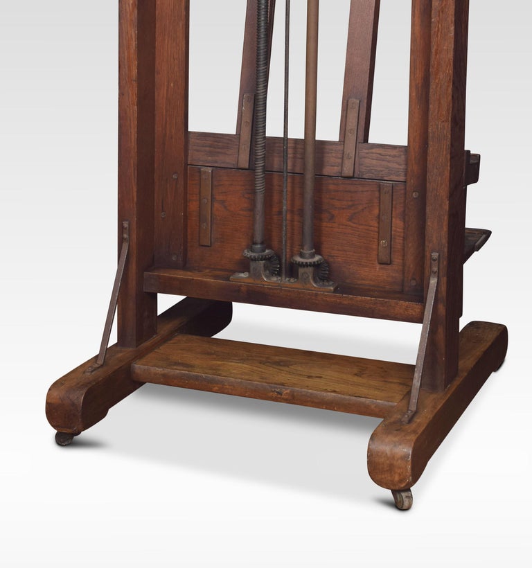 Oak Artist’s Fully Adjustable Studio Ease at 1stDibs