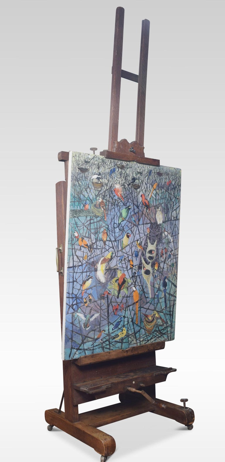 Oak Artist’s Fully Adjustable Studio Ease at 1stDibs