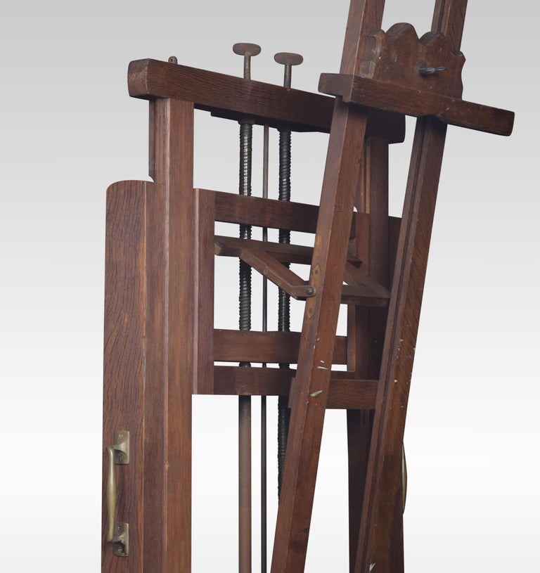 Oak Artist’s Fully Adjustable Studio Ease at 1stDibs