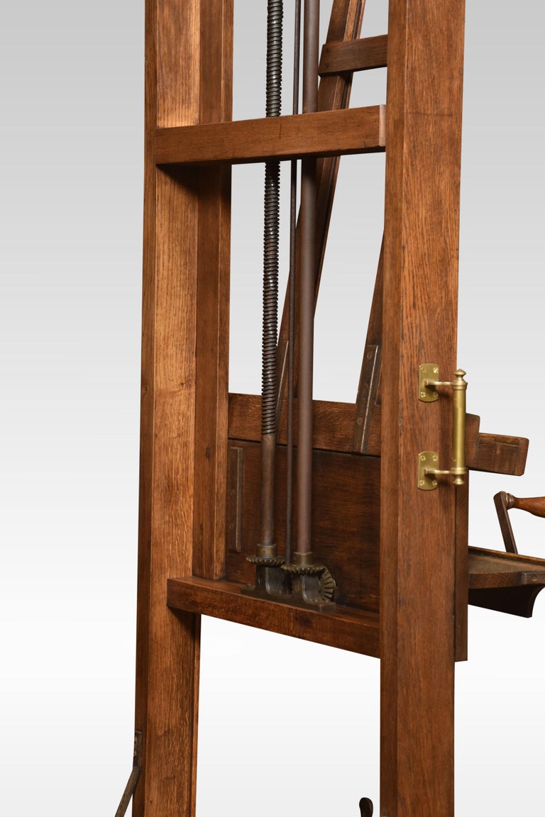 Oak Artist’s Fully Adjustable Studio Easel For Sale at 1stDibs