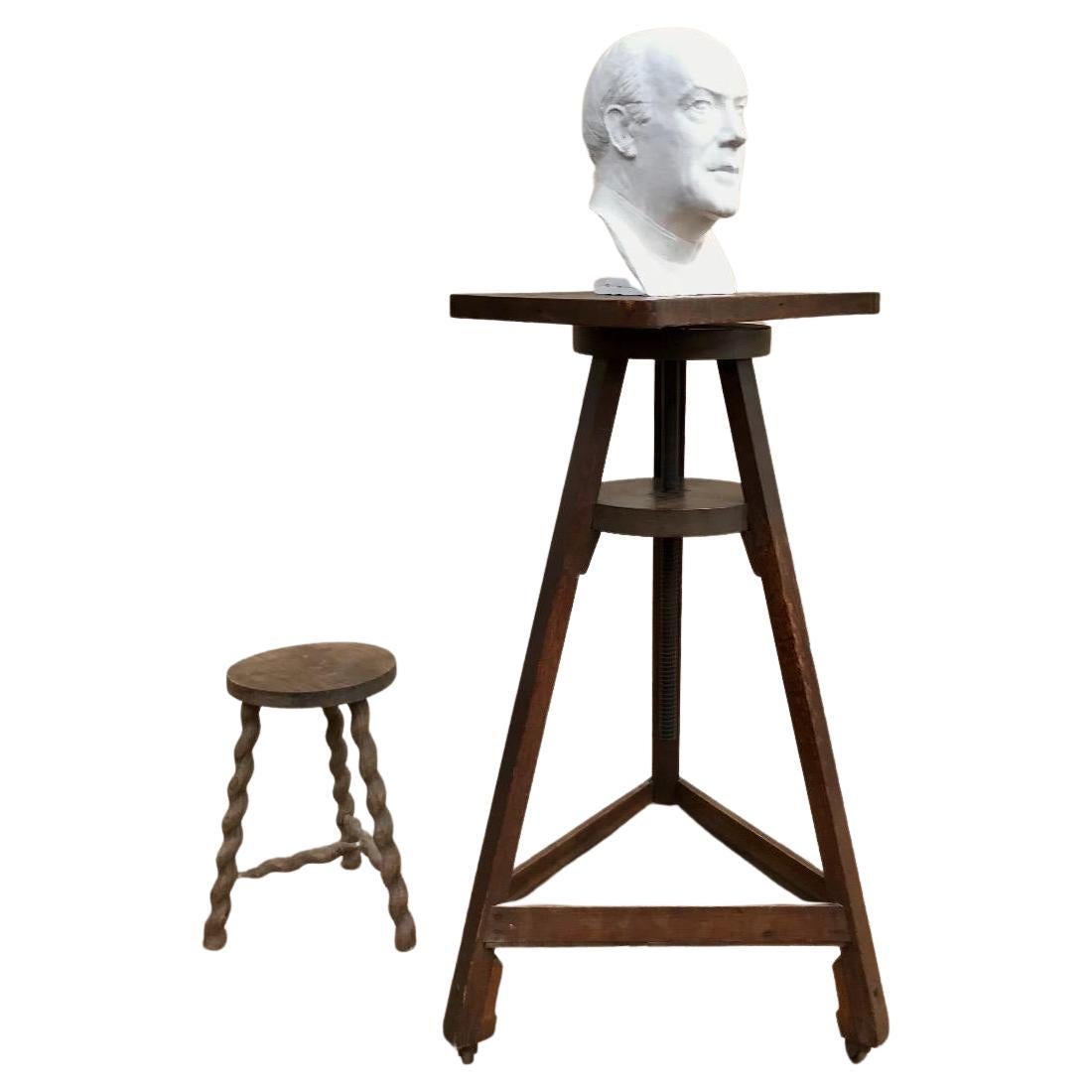 Primitive Artist's Stand, France, circa 1920 For Sale at 1stDibs