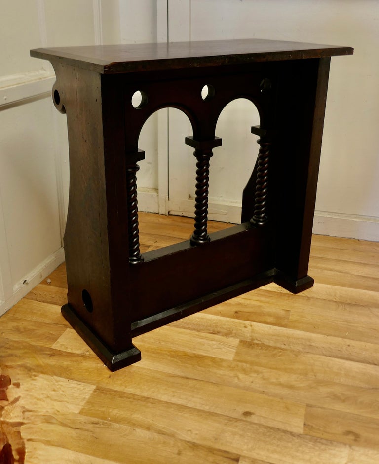 Oak Arts and Crafts Restaurant Reception Podium, Greeter For Sale at ...