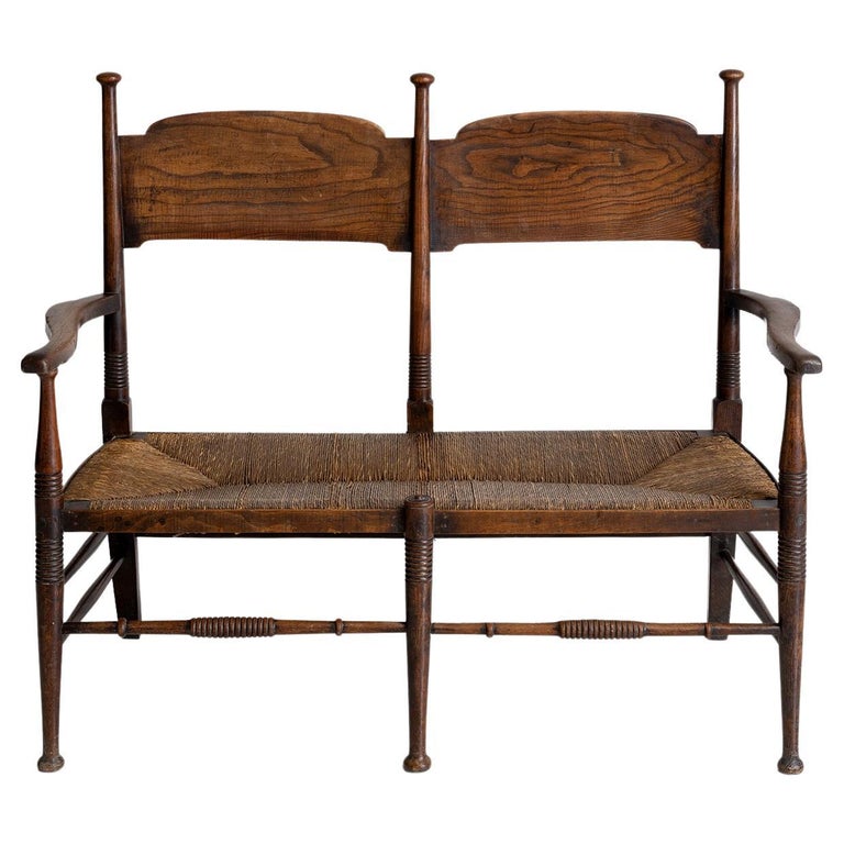 Oak Bench by William Birch, England circa 1890 For Sale at 1stDibs ...