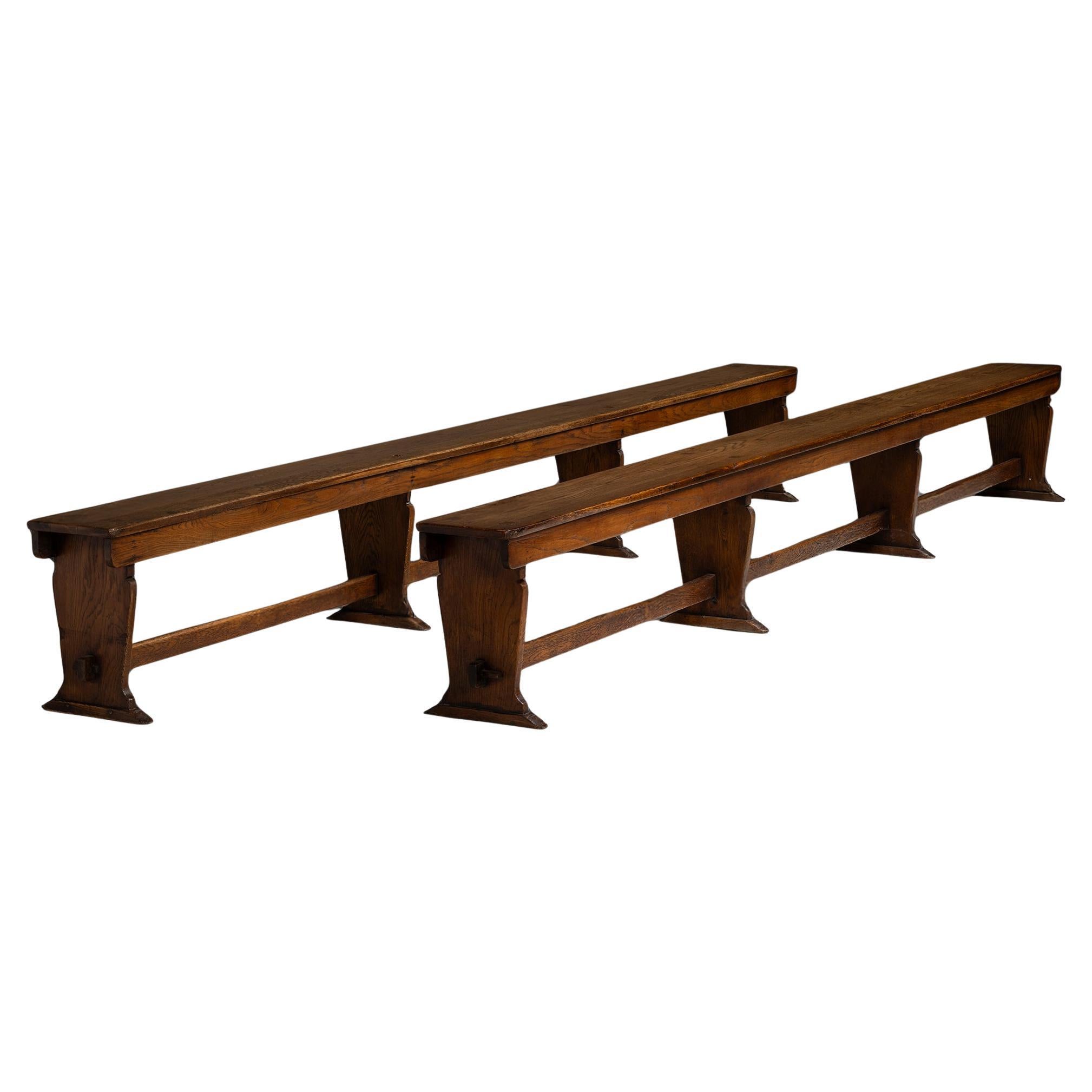 Marble and Shattuck Mahogany Bank of England Bench at 1stDibs | the ...