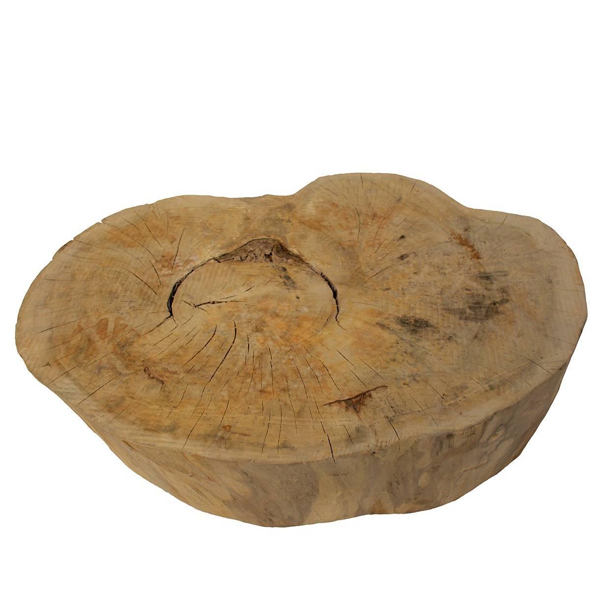 Oak Block Coffee Table at 1stDibs