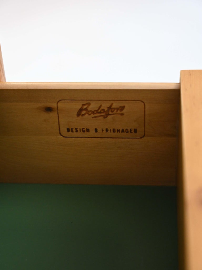 Oak Bookcase with Drawers, Vinyl Rack and Turntable For Sale at 1stDibs