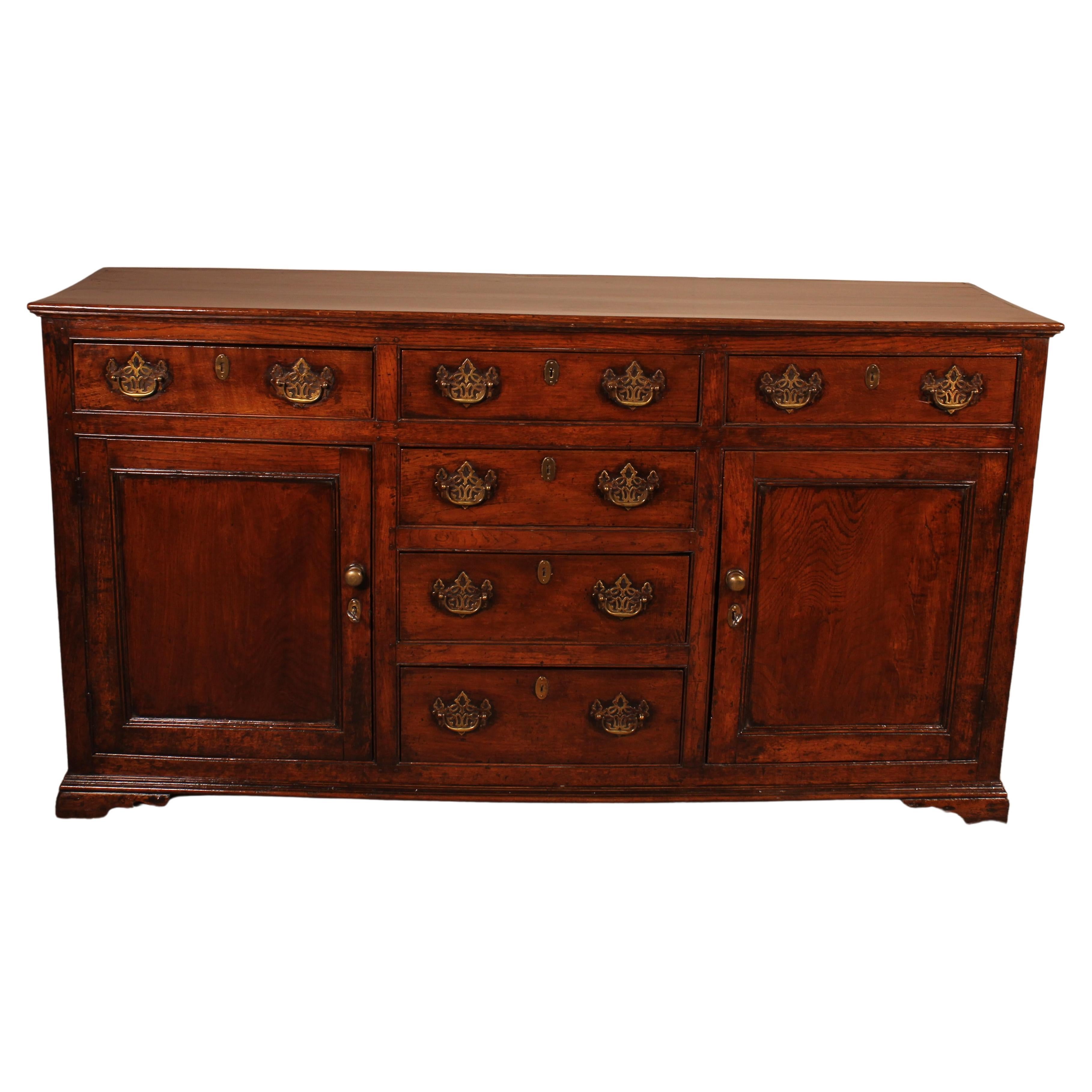 Russian Step Back Hutch or Buffet, circa 1870 at 1stDibs