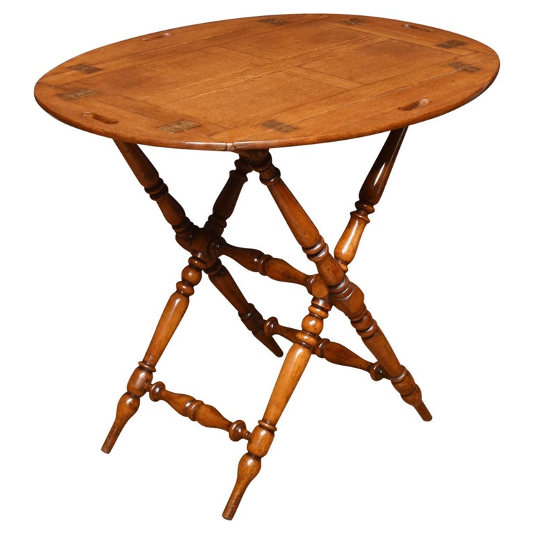 Oak Butler’s Tray on Stand at 1stDibs