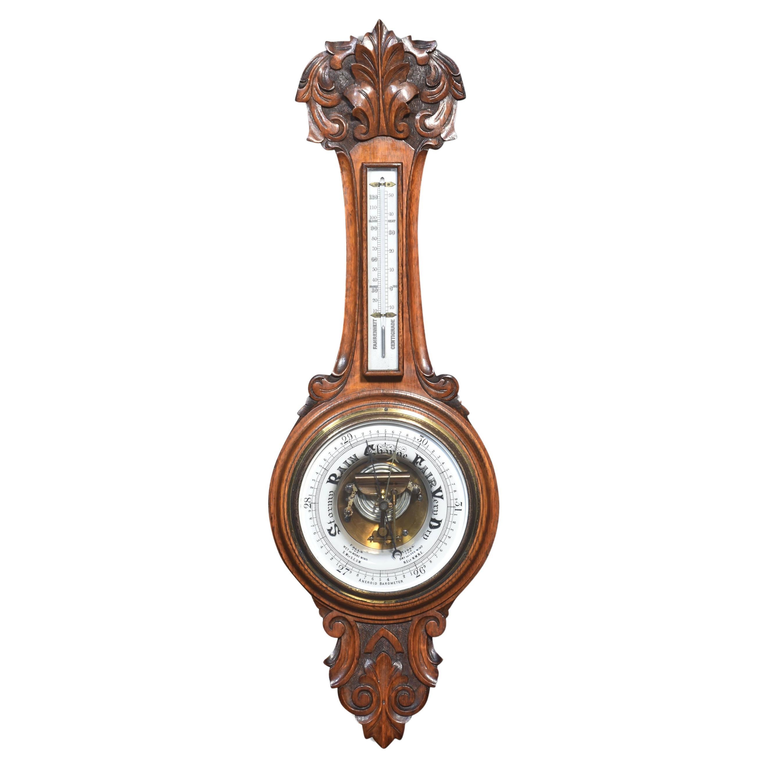 Antique Tycos Stormograph Barograph Barometer in Case, circa 1890 at ...