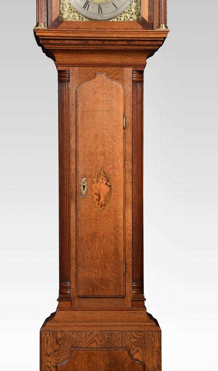 Oak Cased Grandmother Clock at 1stDibs