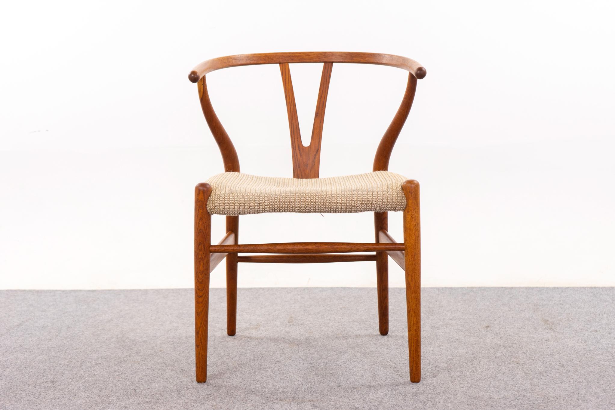 Oak CH24 Wishbone Chair by Hans Wegner For Sale at 1stDibs