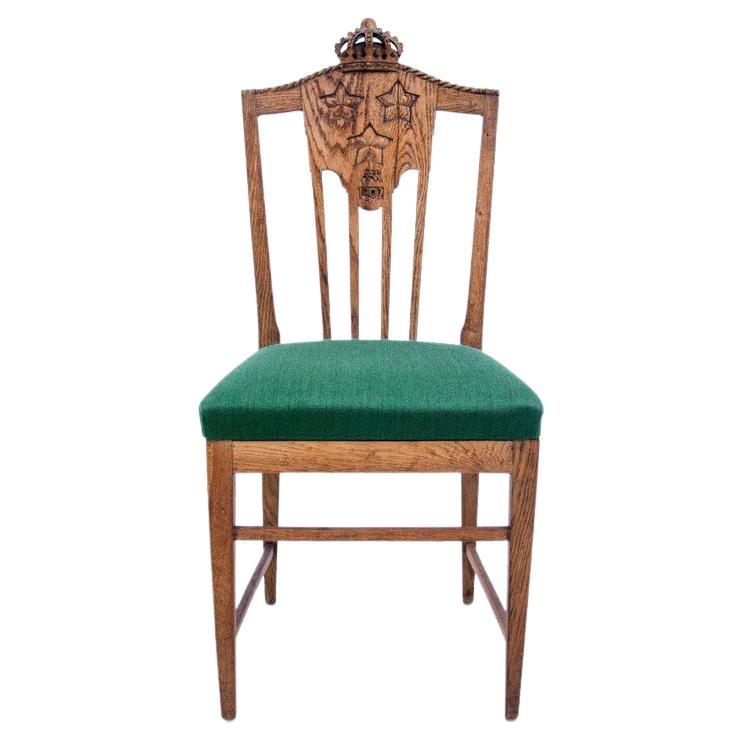 Quartersawn Oak Courtroom Chairs at 1stDibs