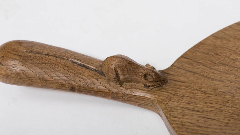 Oak Cheese Board by Robert Thompson “Mouseman”, England, circa 1960 For ...