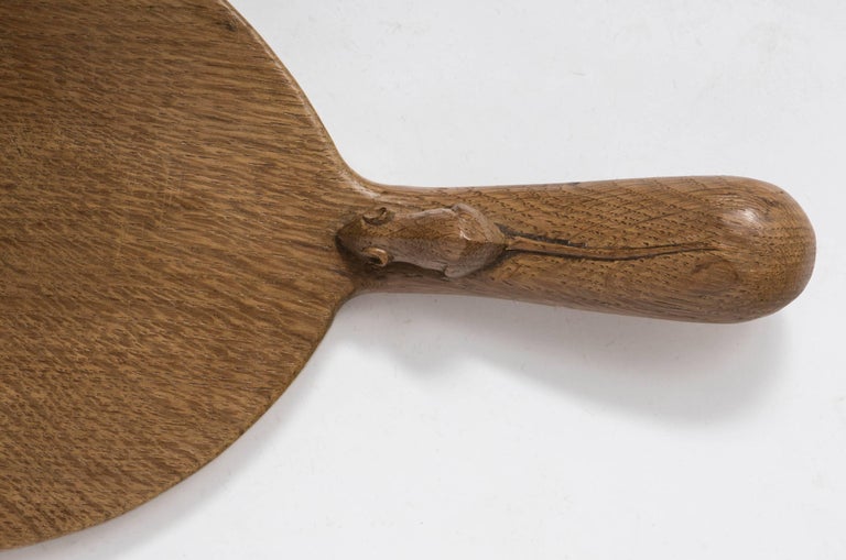 Oak Cheese Board by Robert Thompson “Mouseman”, England, circa 1960 For ...
