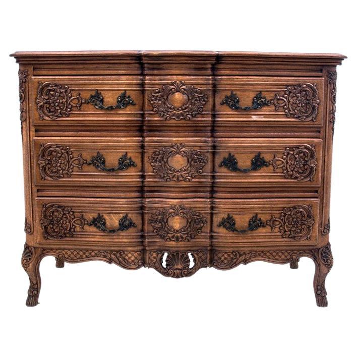 French Chest of Drawers in Oak For Sale at 1stDibs