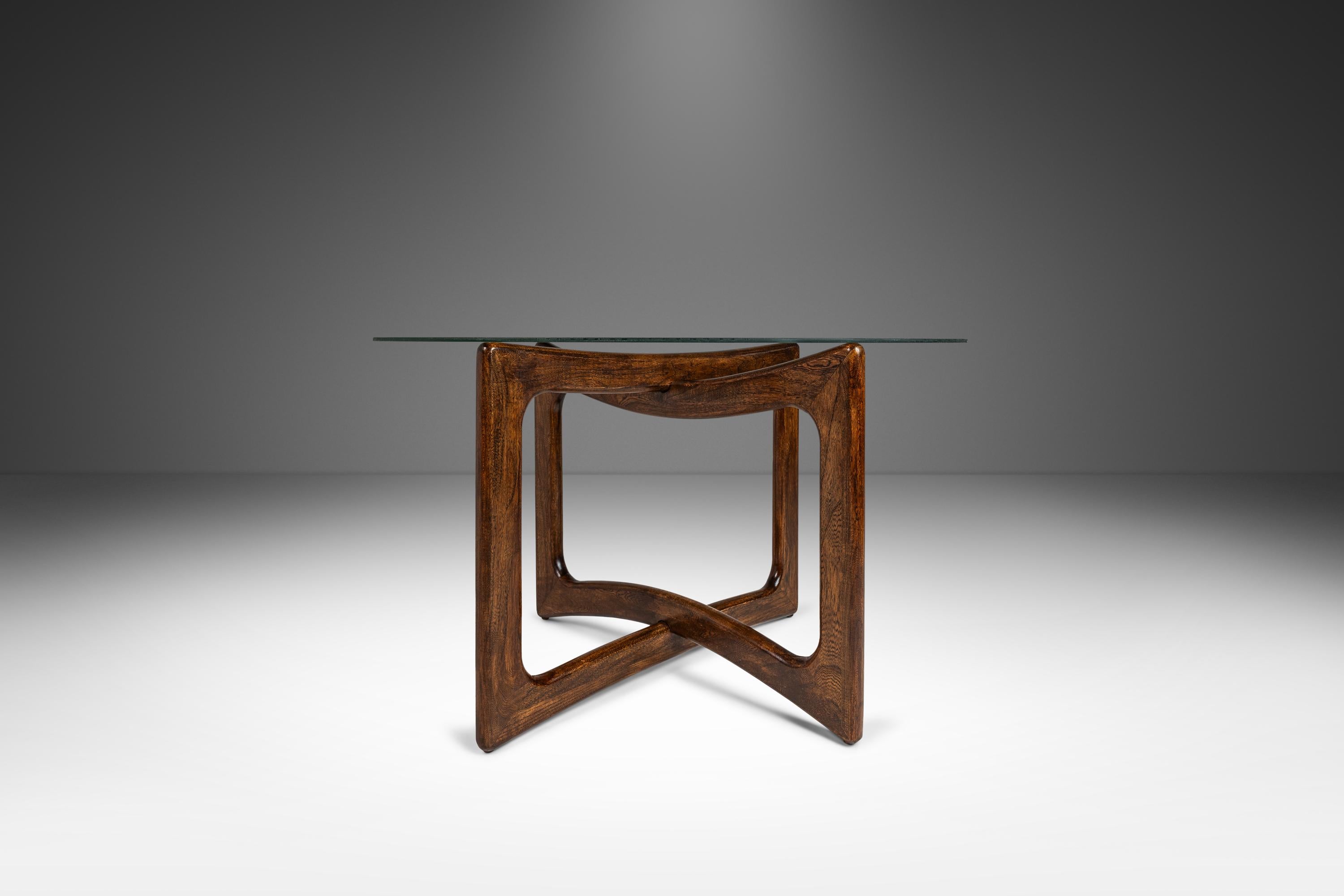 Glass Coffee Table Attributed to Adrian Pearsall for Craft Associates ...