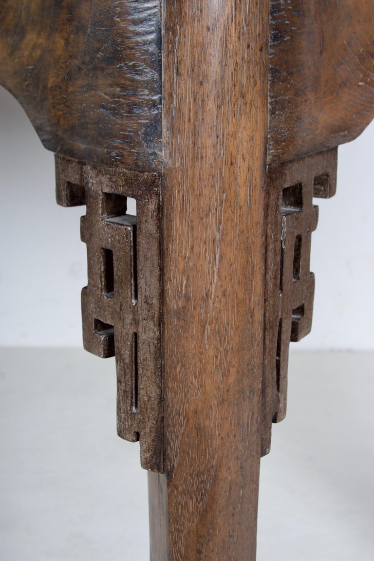 Oak Console, Handcrafted with a Dark Oak Finish at 1stDibs | dark oak ...