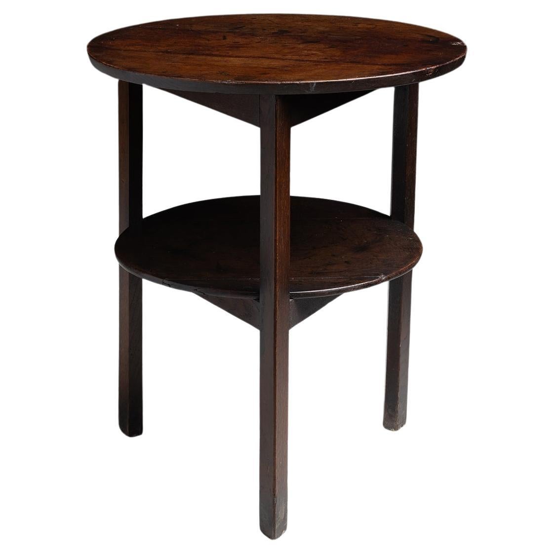 Oak Cricket Table England circa 1770 For Sale at 1stDibs