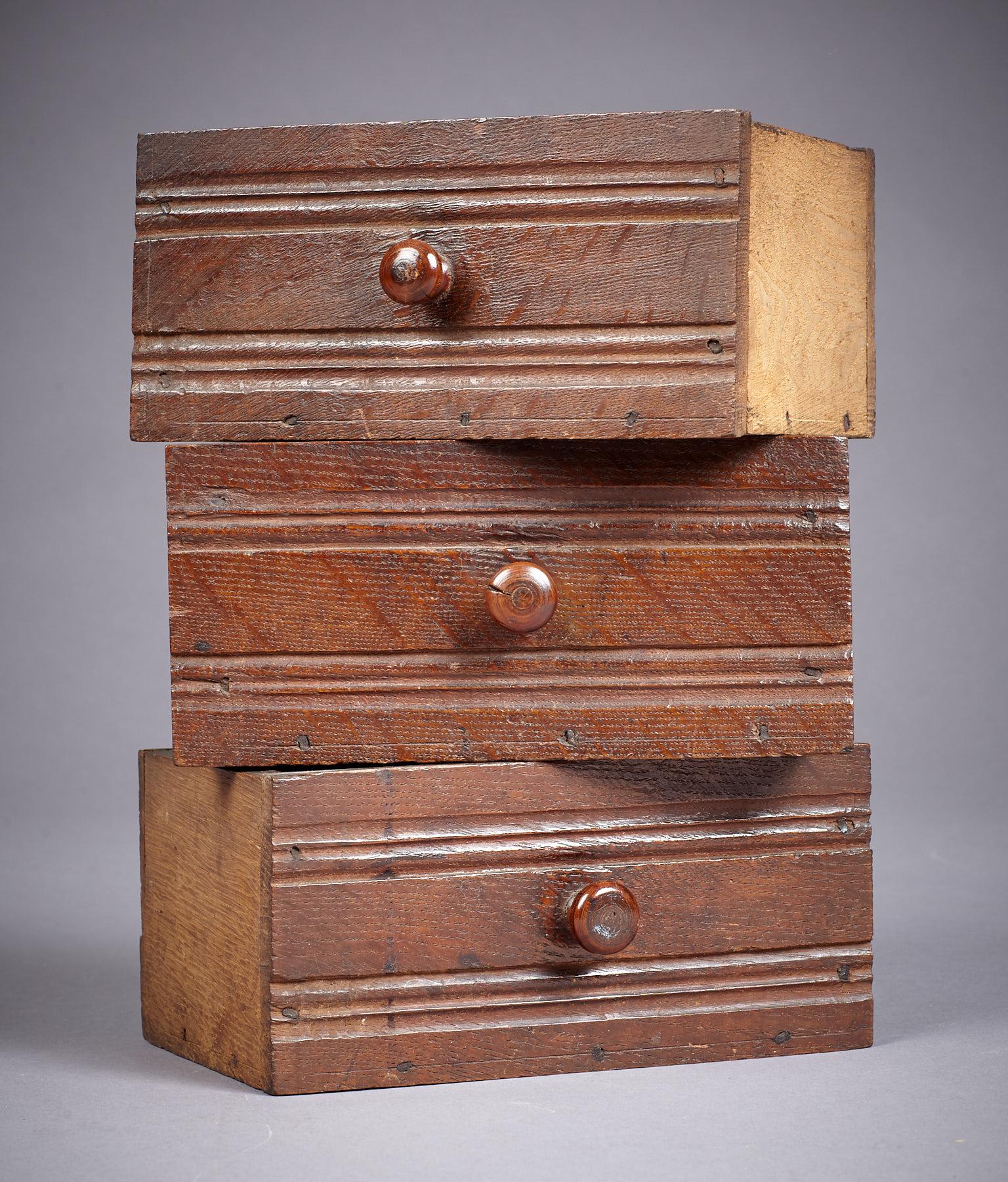 Oak Desk Box, Charles II period, Lancashire, circa 1660-1670 For Sale ...