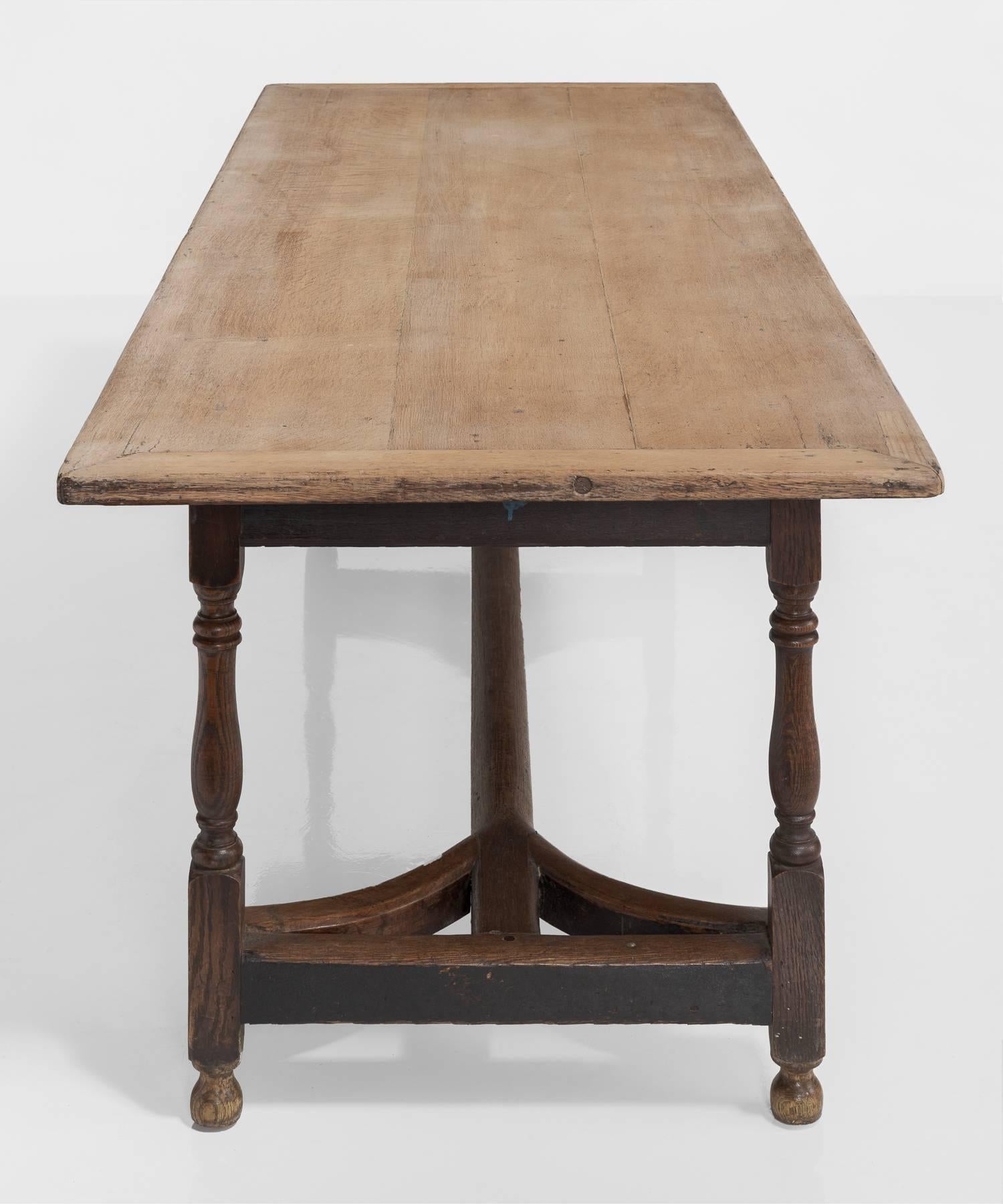Oak Dining Table, England, circa 1850 at 1stDibs