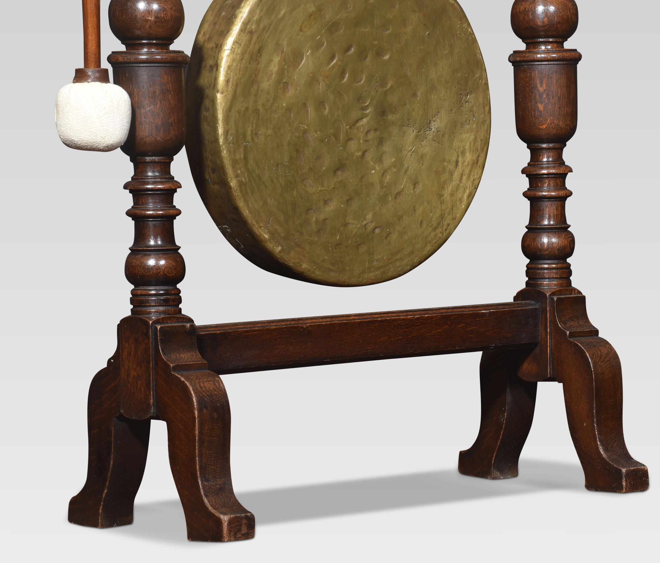Oak dinner gong For Sale at 1stDibs
