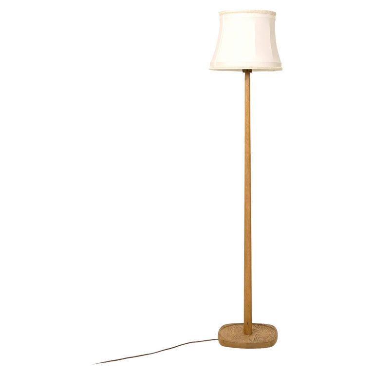 Oak Floor Lamp For Sale at 1stDibs
