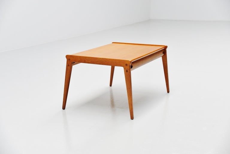 Oak Hunting Coffee Table, Sweden, 1960 For Sale at 1stDibs