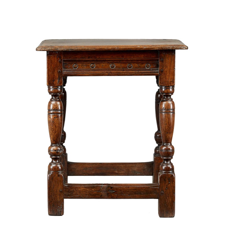 Oak Joined Stool, Late Elizabethan or James I, English, circa 1600-1620 ...