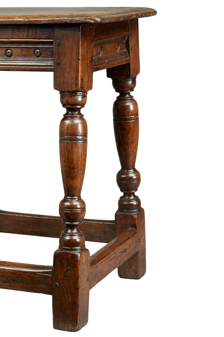 Oak Joined Stool, Late Elizabethan or James I, English, circa 1600-1620 ...