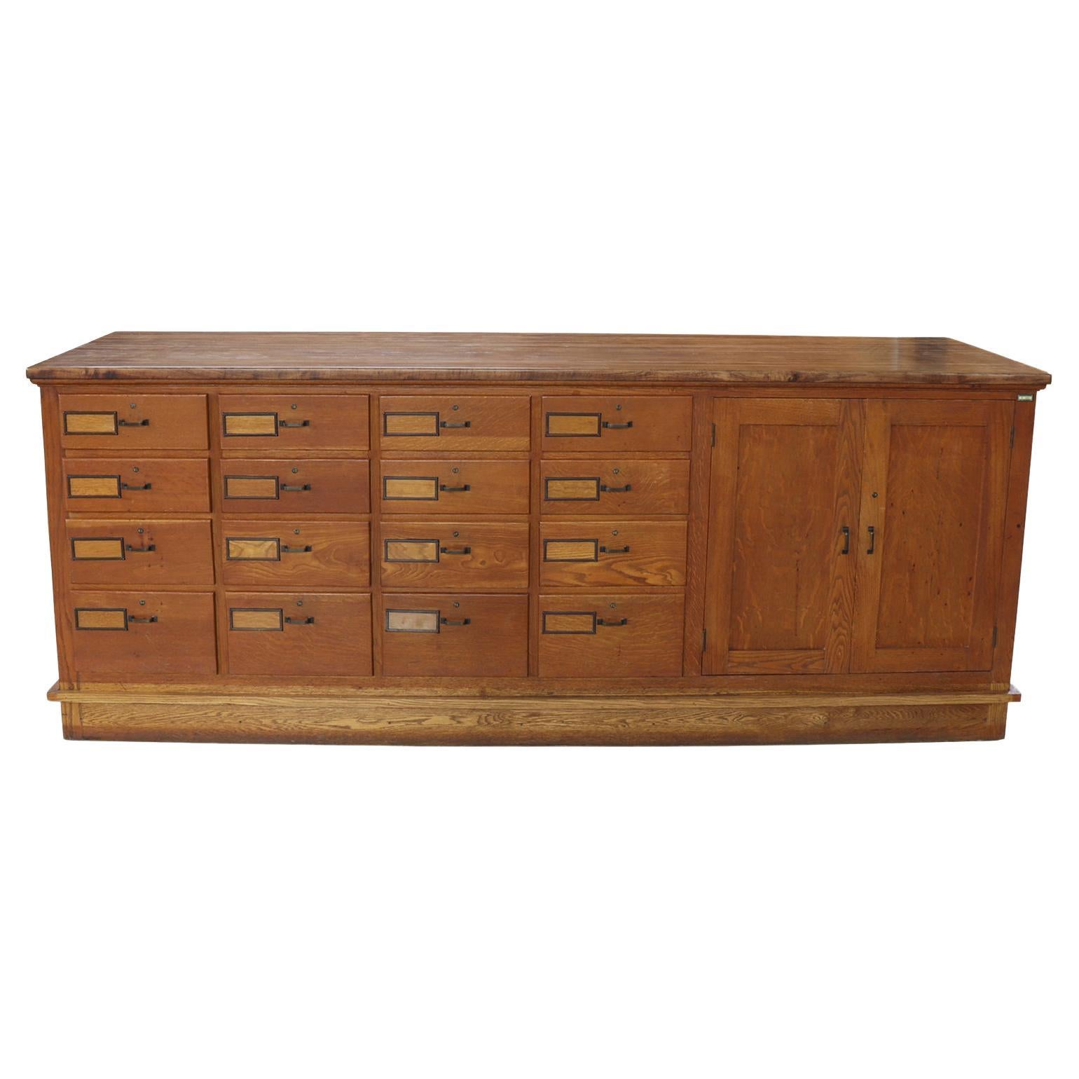 Victorian Shop Pine Counter Kitchen Island at 1stDibs
